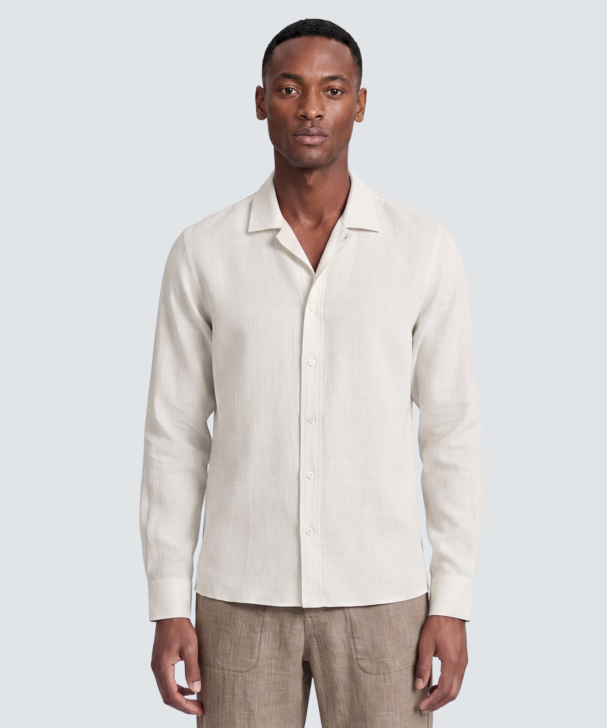 Men’s Merino Linen Button-Up | Unbound Merino