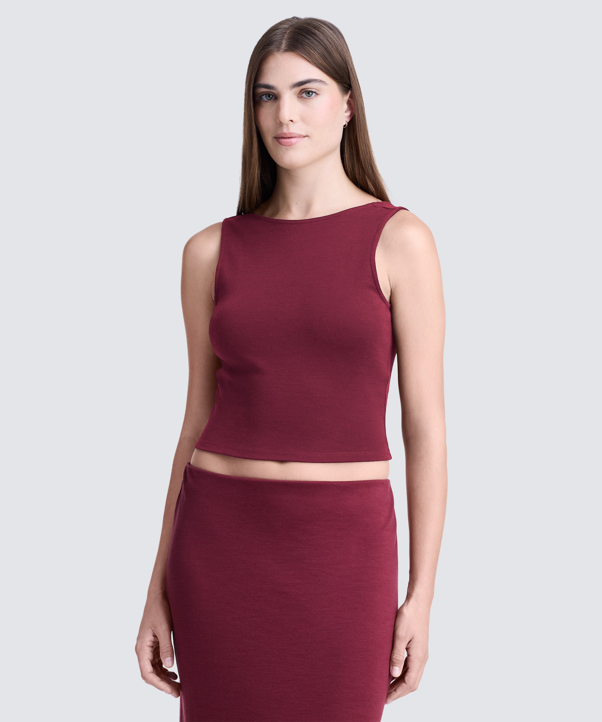 Women's Merino Cropped Tank | Unbound Merino
