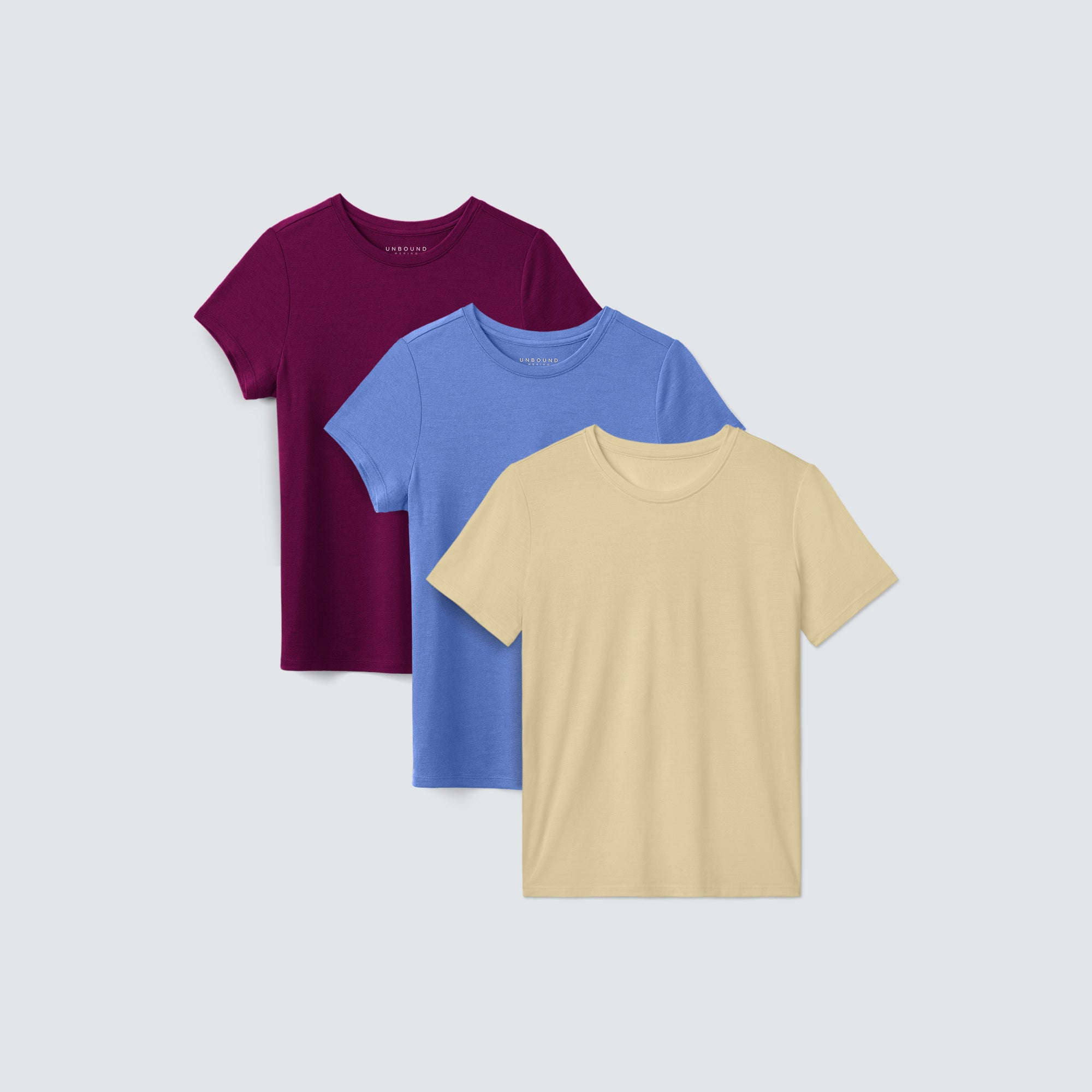 Women's 3 Pack Merino T-Shirts | Unbound Merino